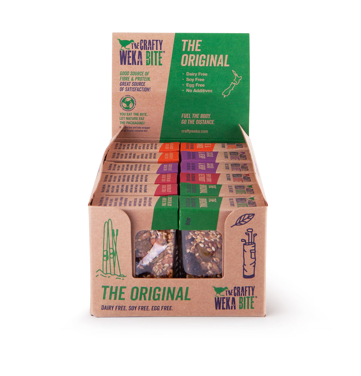 12x Bite Size Mixed Flavour Snack bars – Crafty Weka