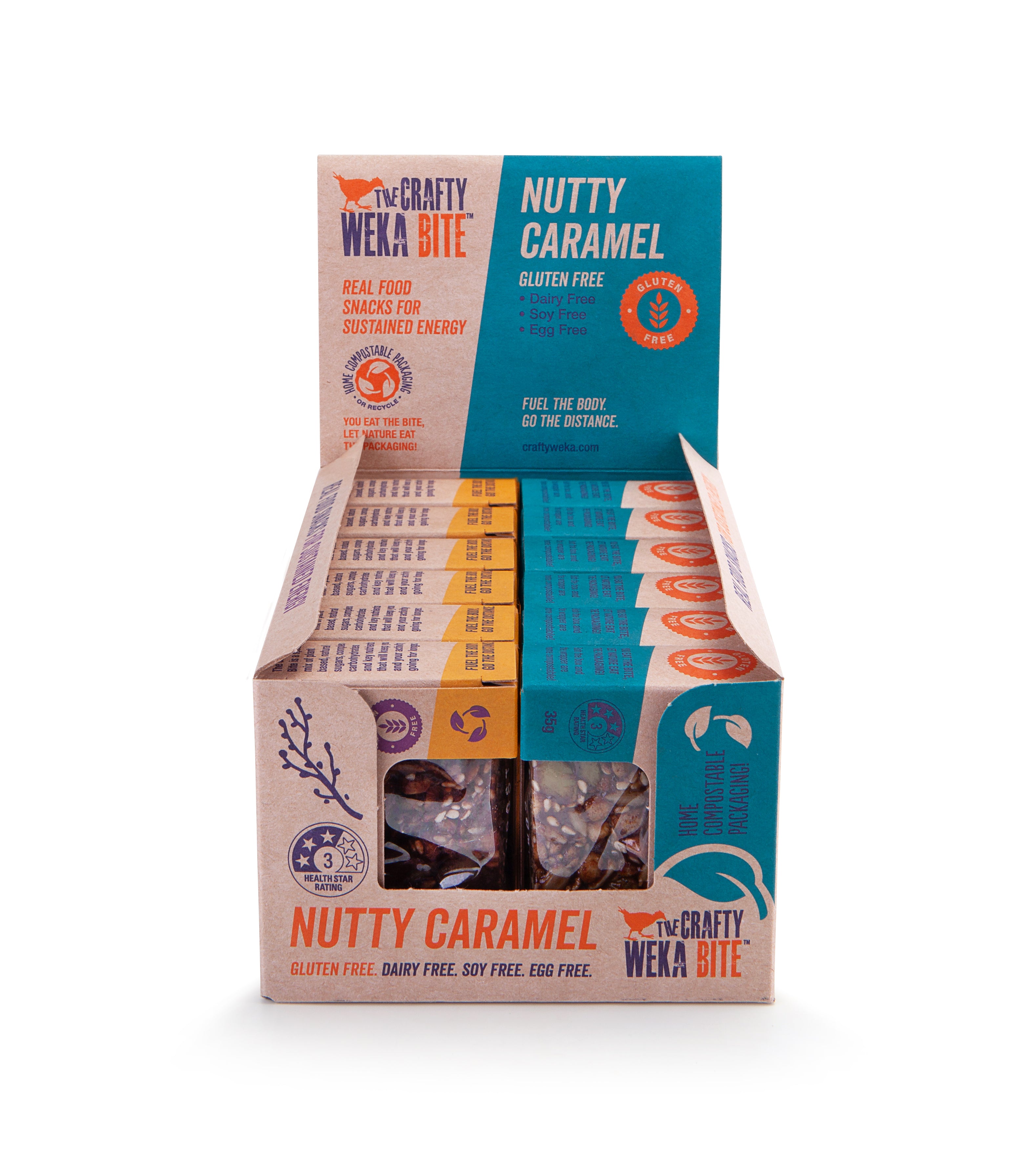 12x Bite Size Mixed Flavour Gluten Free Snack Bars – Crafty Weka
